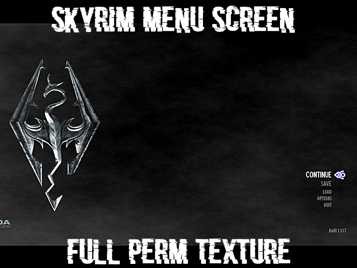 Second Life Marketplace - Sky Rimm Menu Screen [FULL PERM]